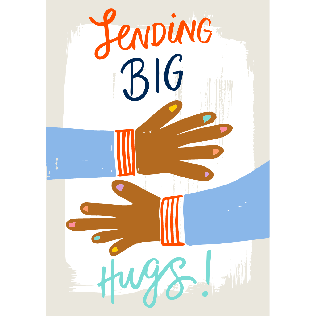 Personalised Sending Big Hugs | Blood Cancer UK Shop