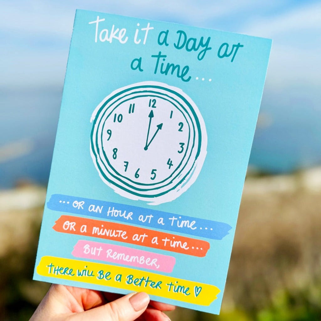 Personalised Take it a Day at a Time Card | Blood Cancer UK Shop