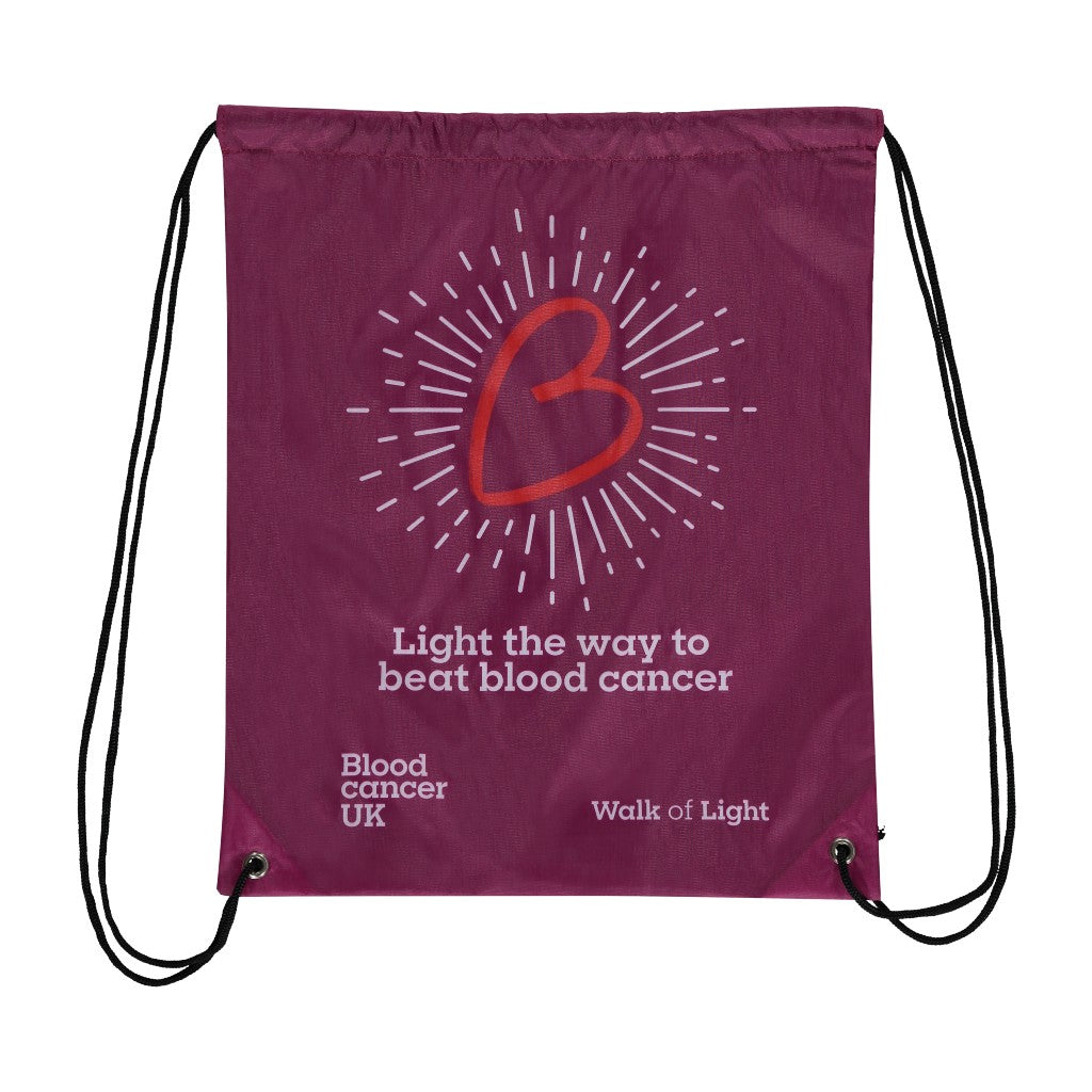 Walk of Light Drawstring Bag | Blood Cancer UK Shop