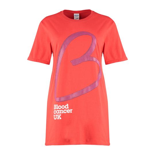 Cotton T-shirt Adult Red – Blood Cancer UK Shop