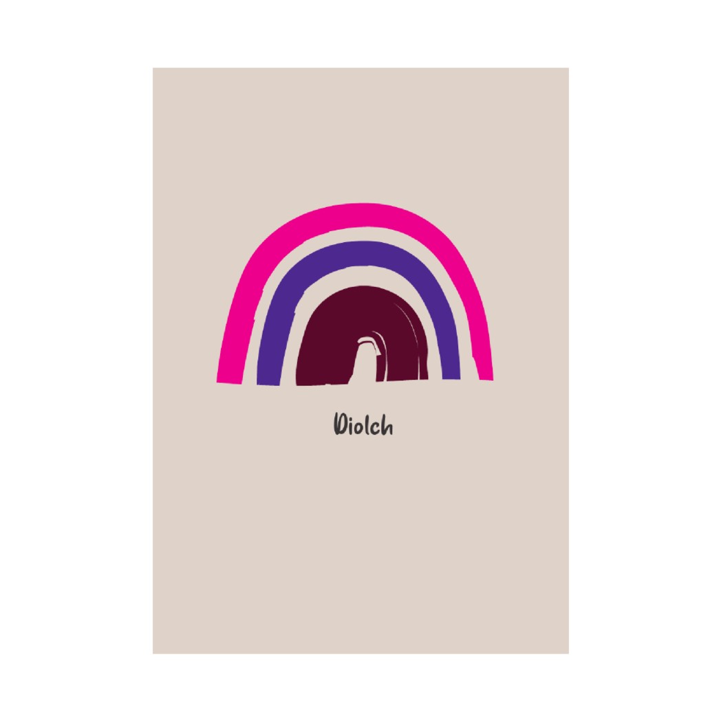 Diolch | Welsh Personalised Thank You Card – Blood Cancer UK Shop