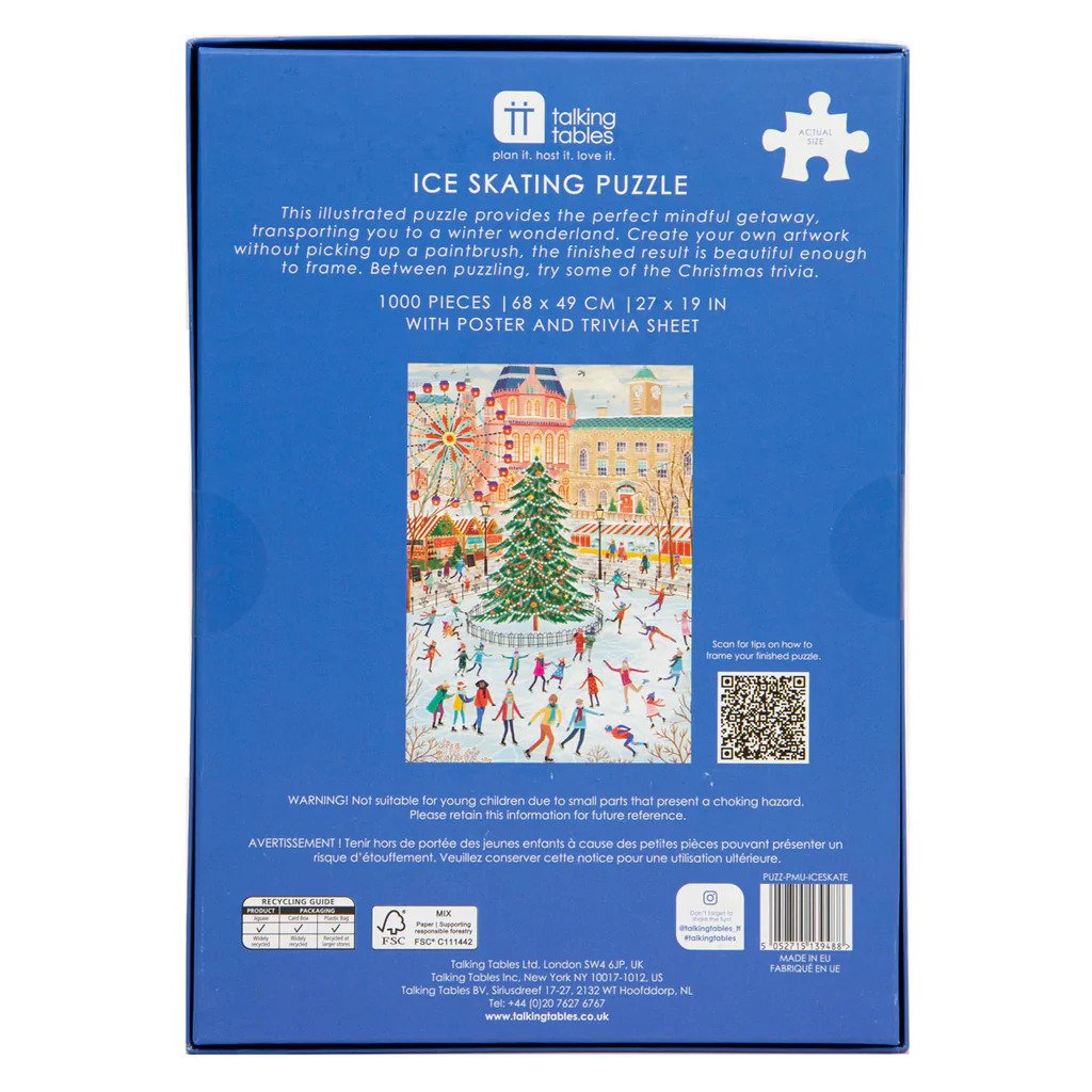 Ice Skating Jigsaw Puzzle 1000 pieces – Blood Cancer UK Shop