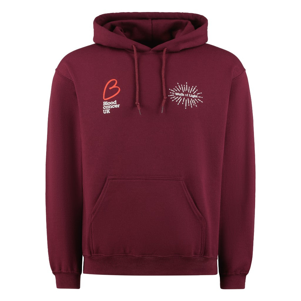 Walk of Light Adult Unisex Hoodie | Blood Cancer UK Shop